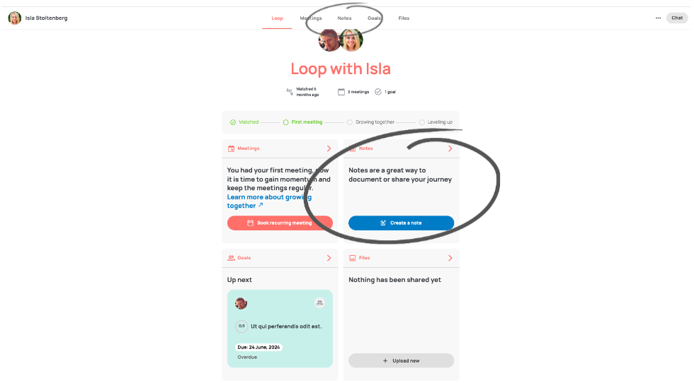How to Create Notes – Mentorloop