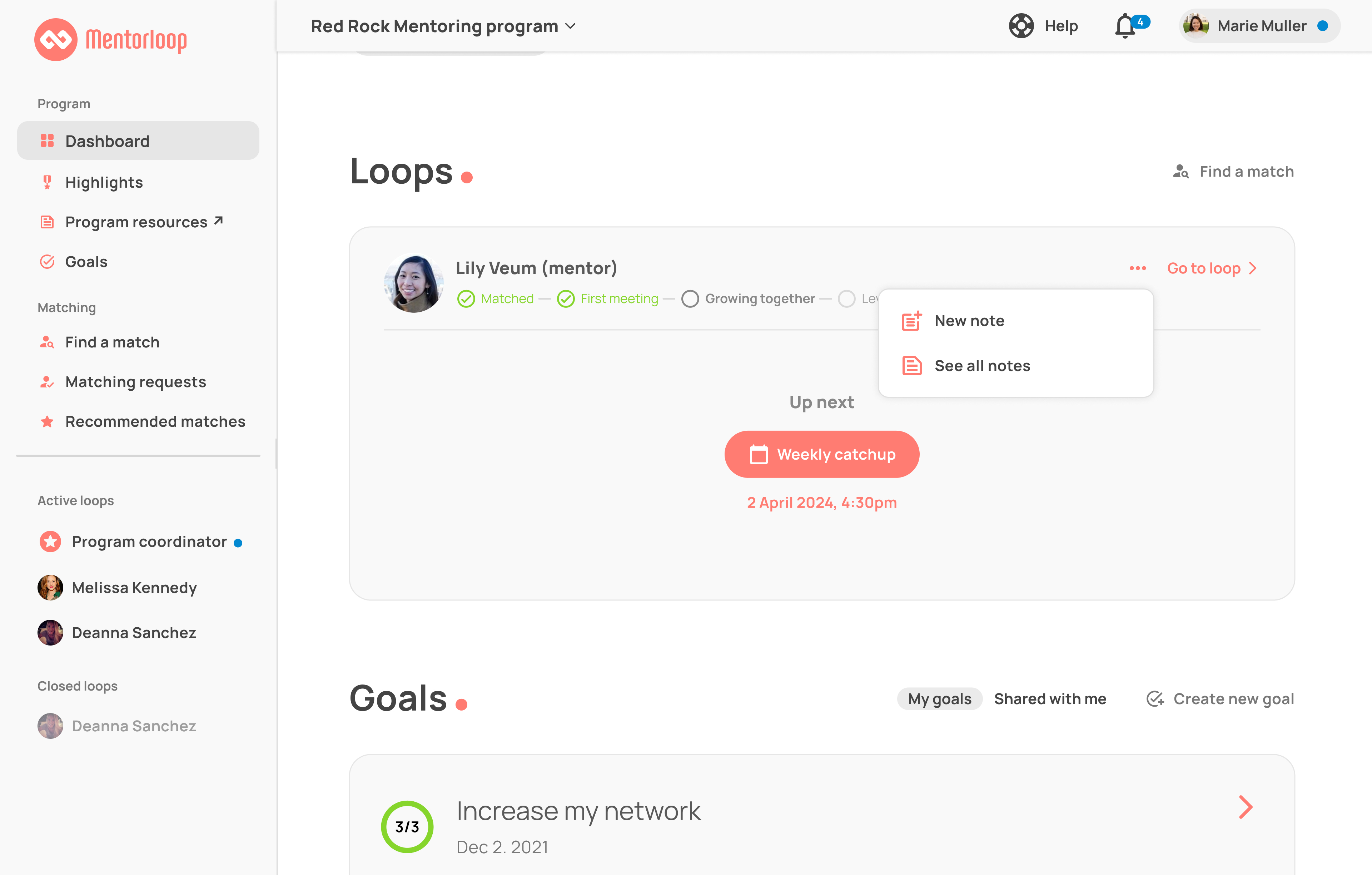 How to Create Notes – Mentorloop